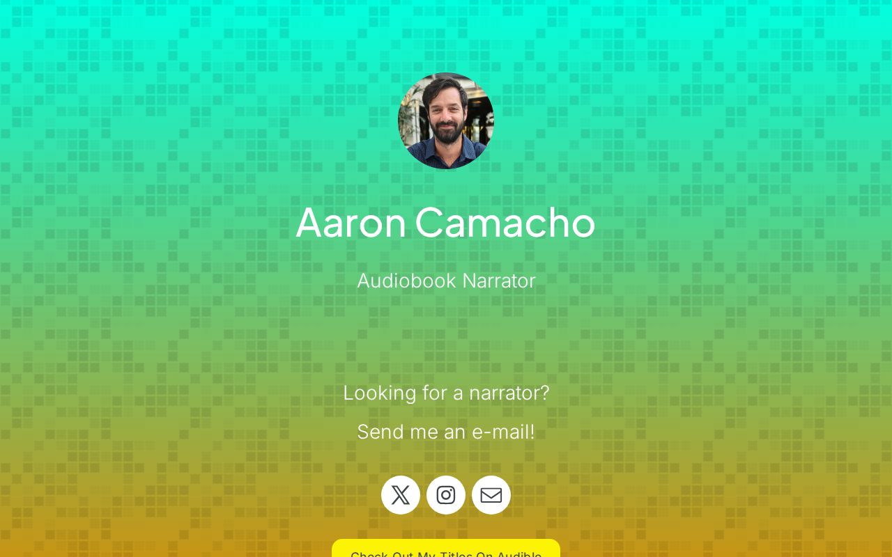 Aaron Camacho || Audiobook Narrator
